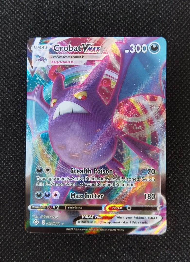 Pokemon Cards 】 Crobat VMAX - 45/72, Hobbies & Toys, Toys & Games on ...