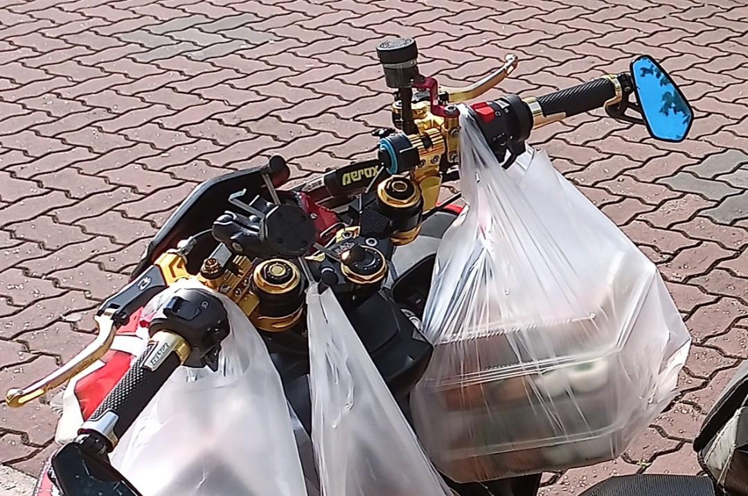 Aerox/nmax/xmax naked handle bar, Motorcycles, Motorcycle Accessories ...