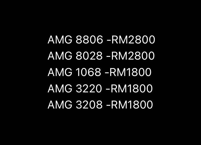 AMG CAR PLATE, Auto Accessories on Carousell