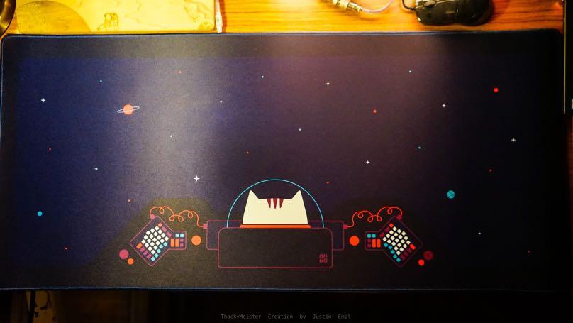 Astroneko Deskmat by OhNoPressure!, Computers & Tech, Parts & Accessories, Mouse & Mousepads on ...