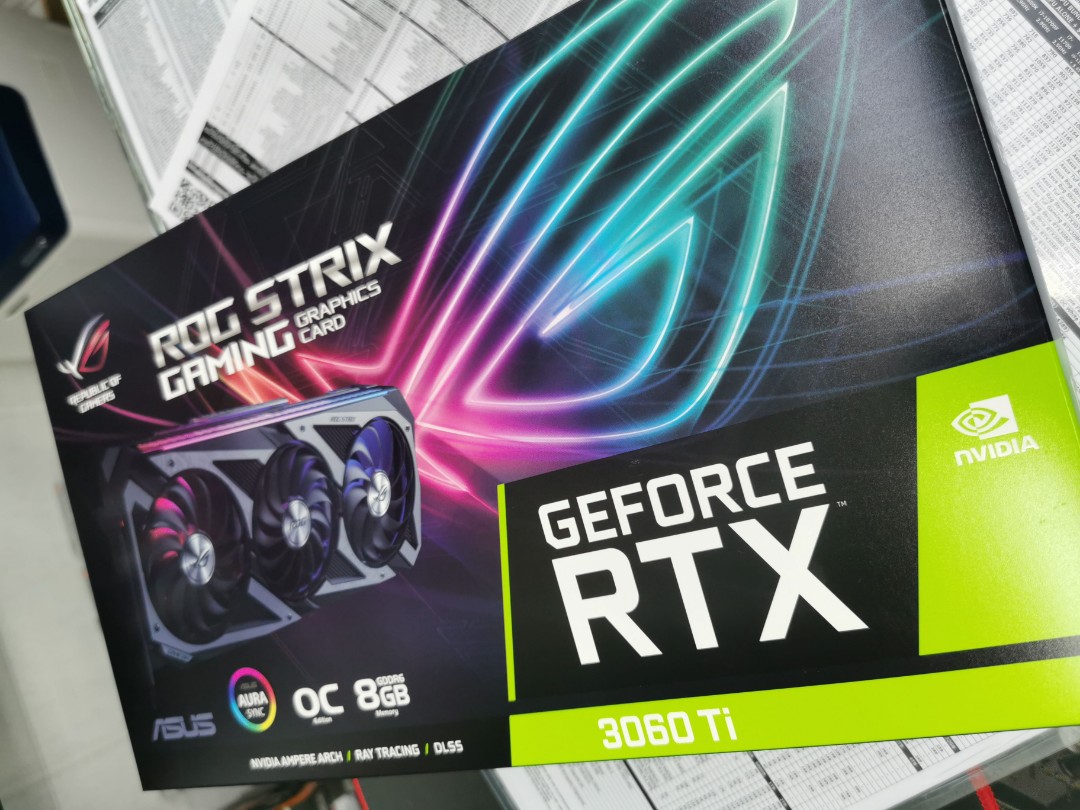 ASUS ROG Strix 3060 TI, Computers & Tech, Parts & Accessories, Computer ...