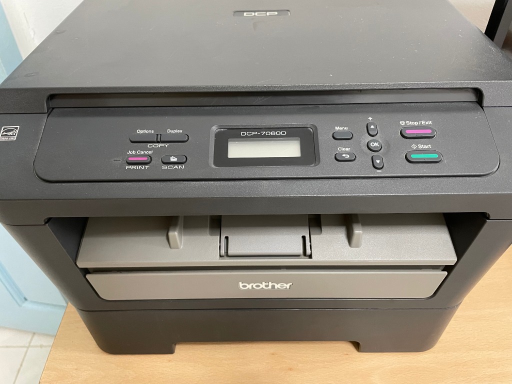 Brother DCP-7060D monochrome printer scanner with new Toner, Computers ...