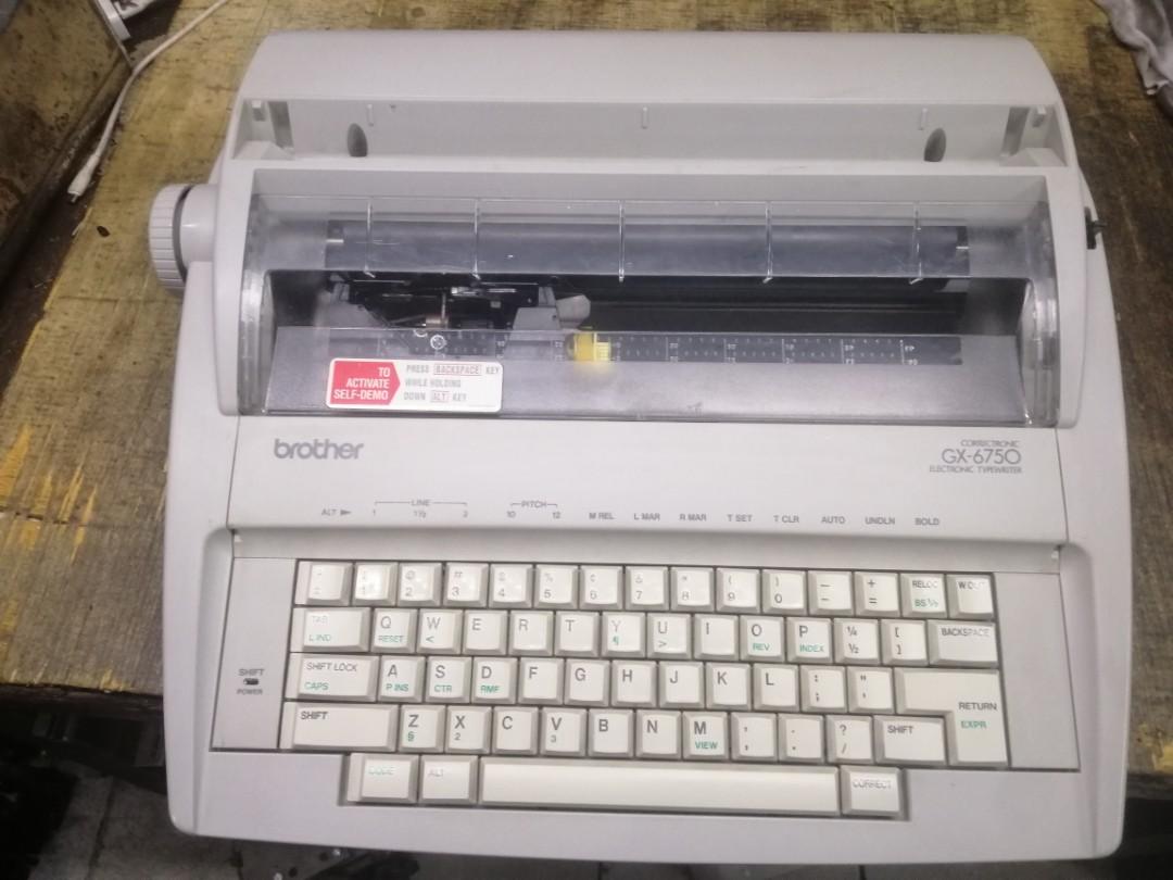 Brother electronic typewriter, Computers & Tech, Office & Business ...