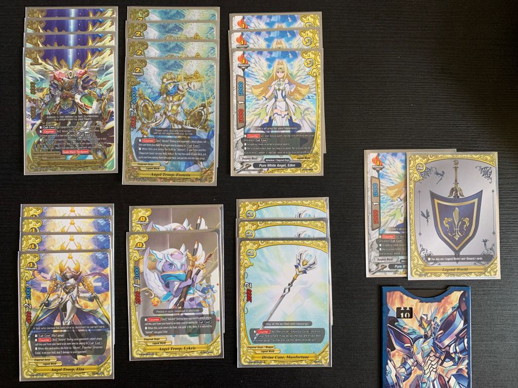 Buddyfight empyreal corps gavriel deck, Hobbies & Toys, Toys & Games on ...