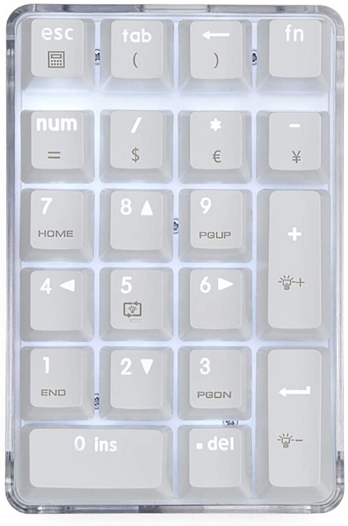 [C5416] Mechanical Numeric Keypad GATERON Blue Switch Wired Gaming ...