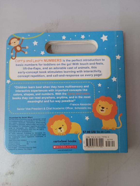 Carry and Learn Numbers, Hobbies & Toys, Books & Magazines, Children's ...