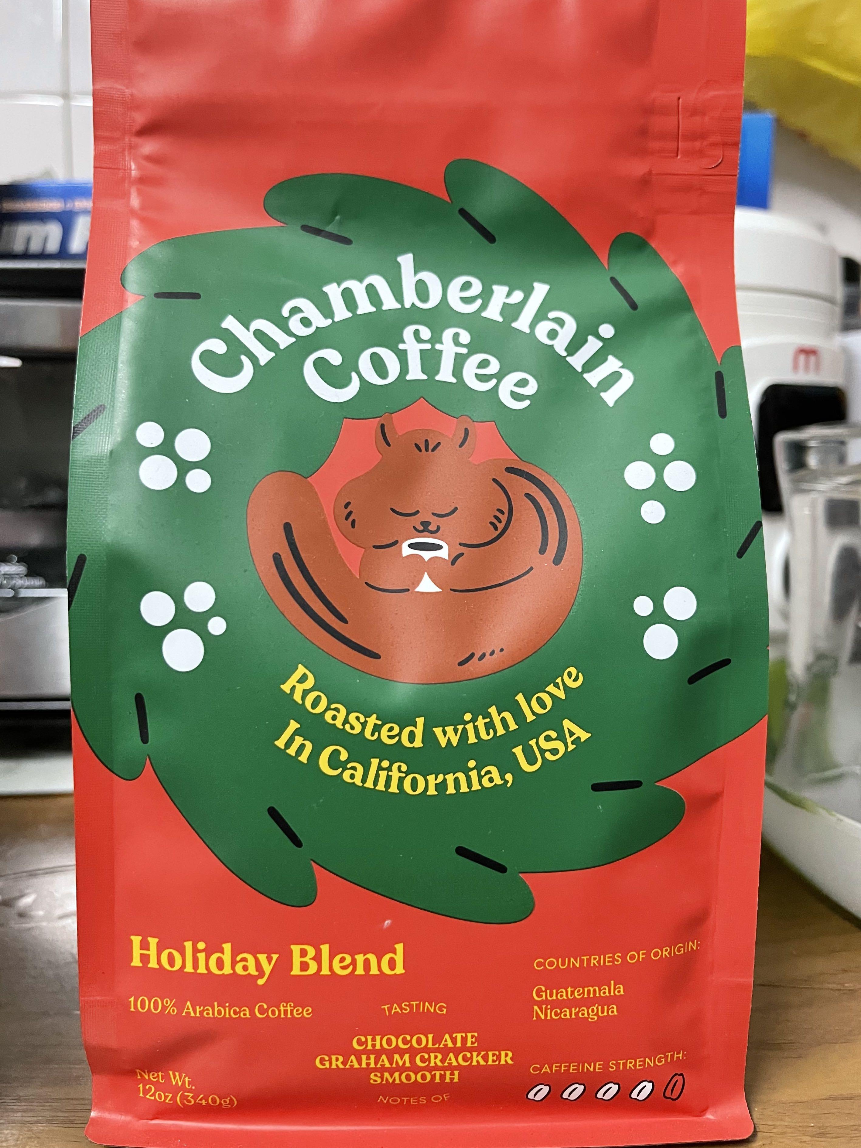 Chamberlain coffee holiday blend!, Food & Drinks, Beverages on Carousell
