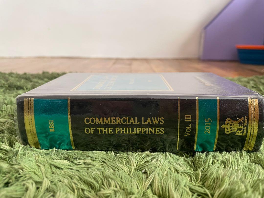 Commercial Laws of the Philippines Codal volume 3, Hobbies & Toys ...