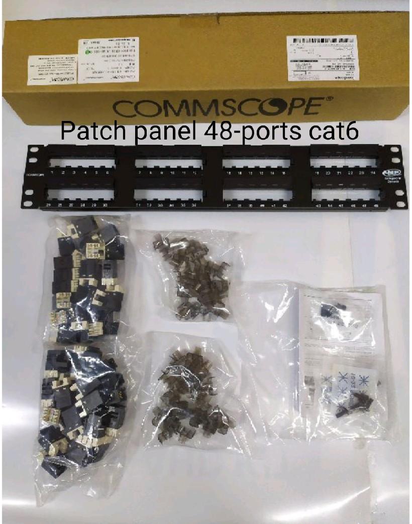 Commscope patch panel cat6 48-ports, Computers & Tech, Parts ...
