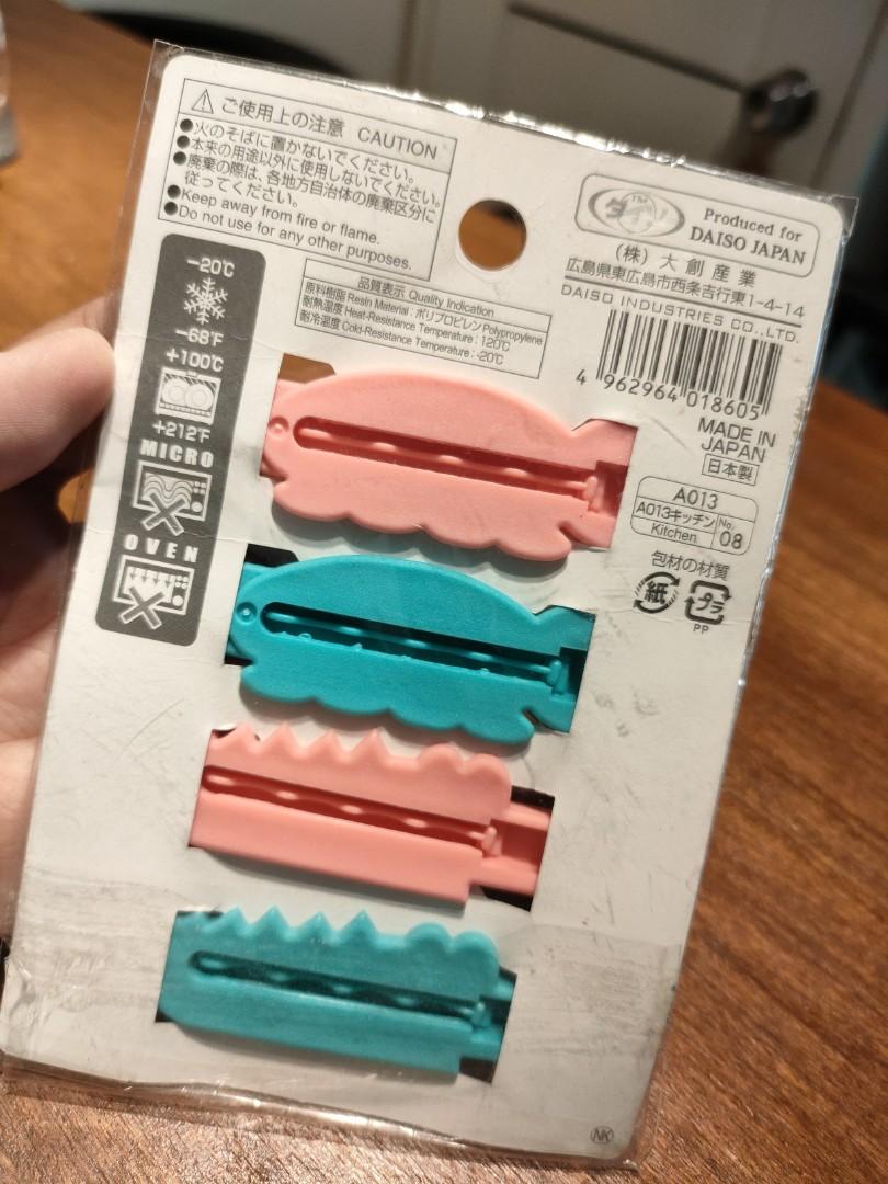 Daiso Bag chips clip, Furniture & Home Living, Kitchenware & Tableware ...