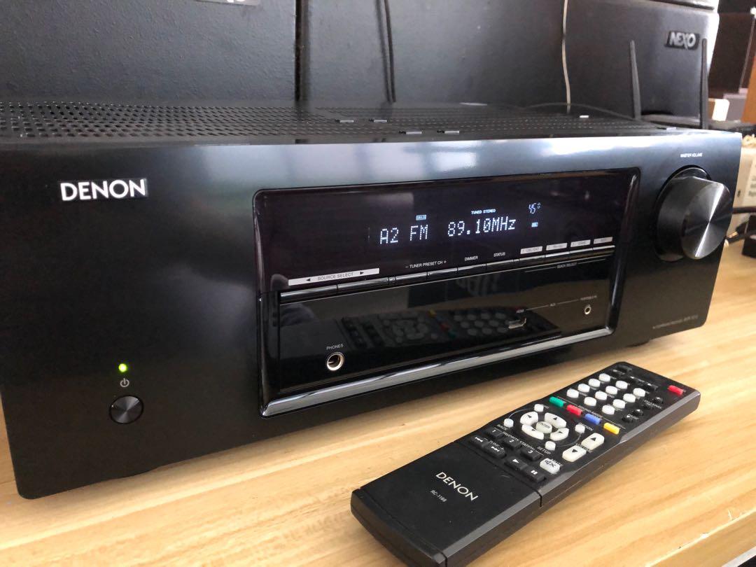 Denon AVR-1513 5.1 Channel 75w x 5 3D Pass Through HDMI w/ remote ...