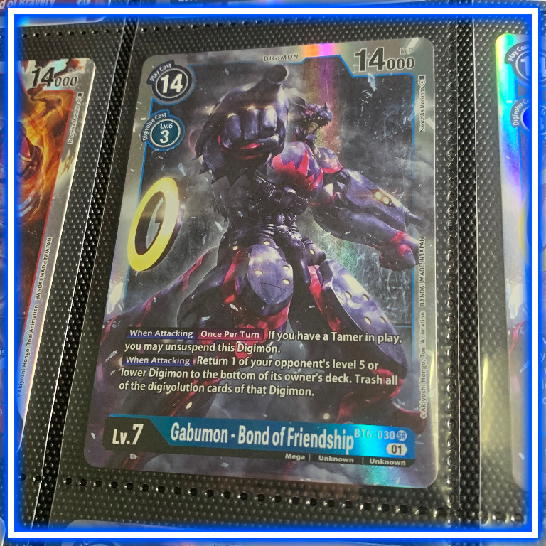 Digimon English TCG - Gabumon Bond of Friendship BT6-030 SR Super Rare Card, Hobbies & Toys ...