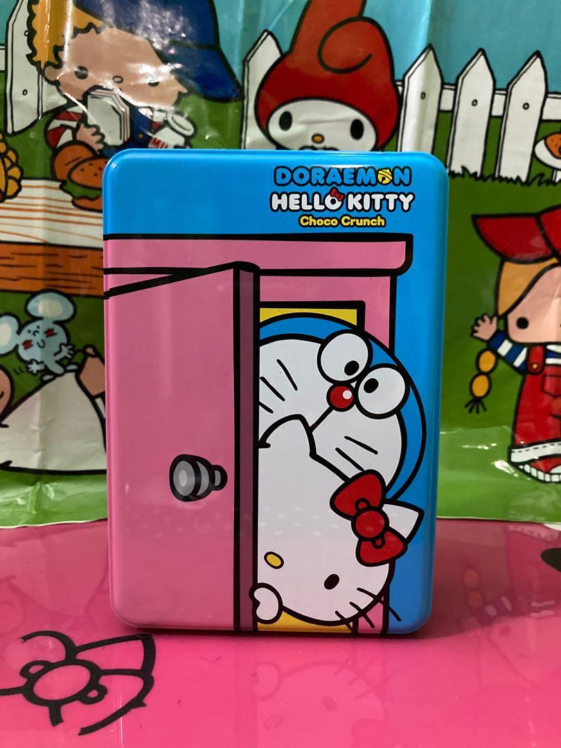 Doraemon Hello kitty can, Hobbies & Toys, Toys & Games on Carousell