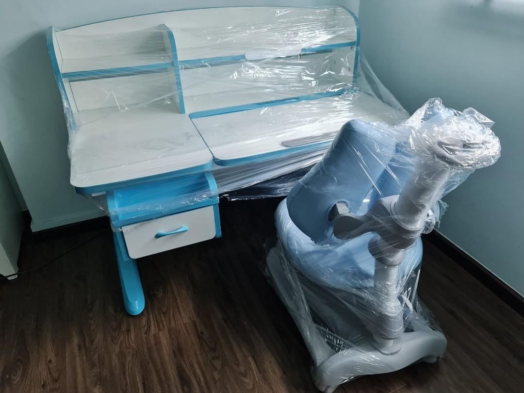 Totguard Ergonomic kid study table and chair, Furniture & Home Living ...