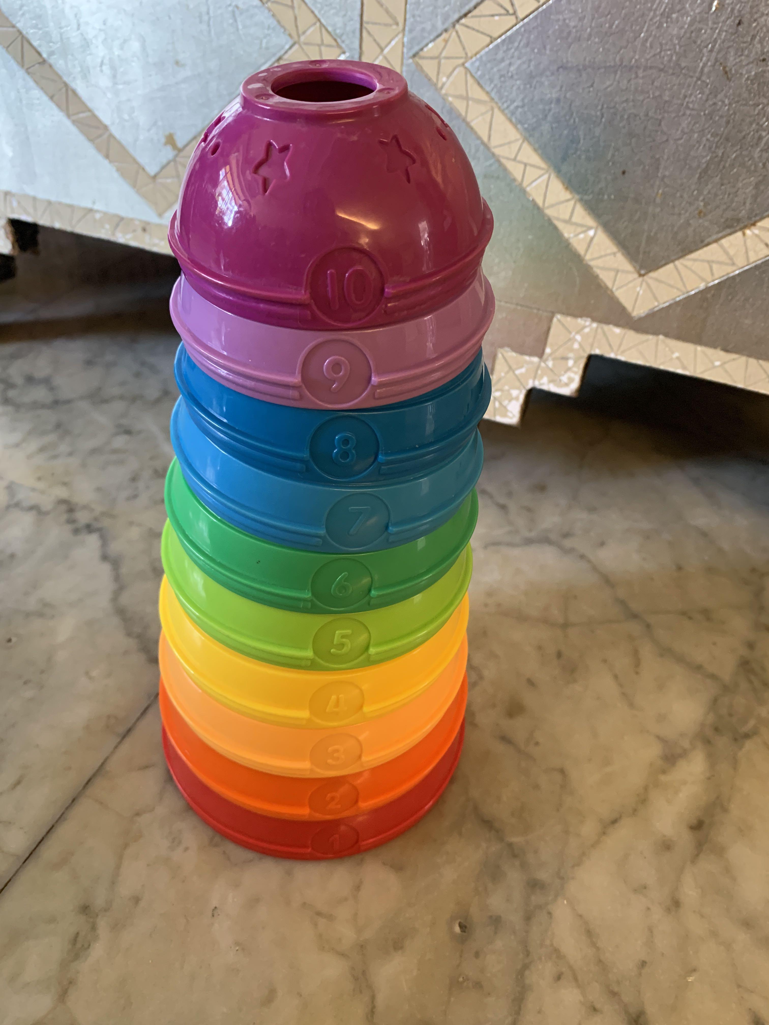 Fisher Price Stack & Roll Cups, Babies & Kids, Infant Playtime on Carousell