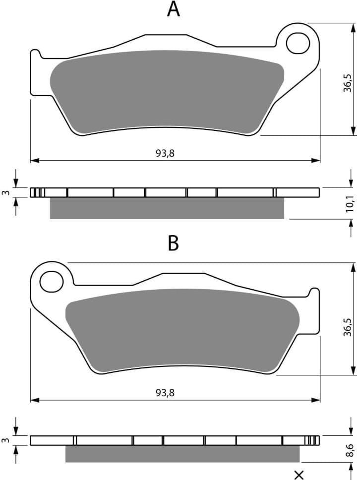 FZ16, BYBRE CALIPER, BMW OEM BRAKE PAD, Motorcycles, Motorcycle Accessories on Carousell