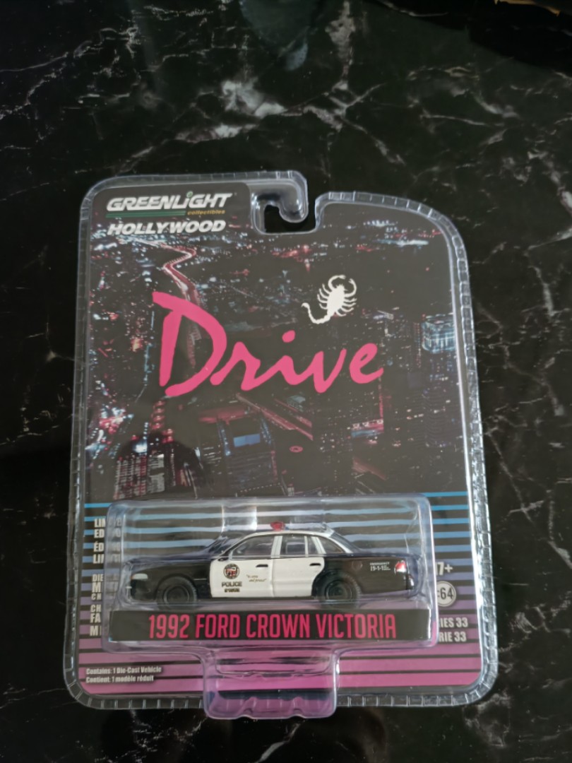 Greenlight 1/64 DRIVE LAPD Los Angeles Police 1992 Ford Crown Victoria ...