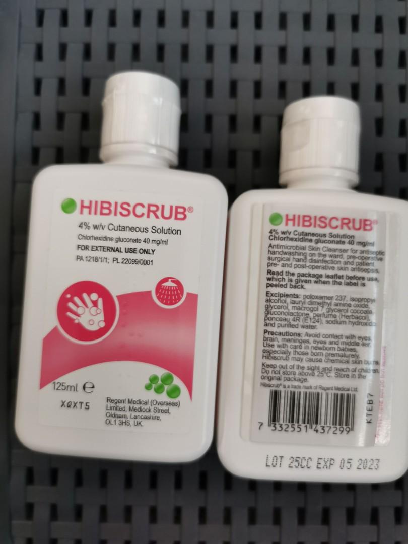 Hibiscrub 125ml, Health & Nutrition, Medical Supplies & Tools on Carousell