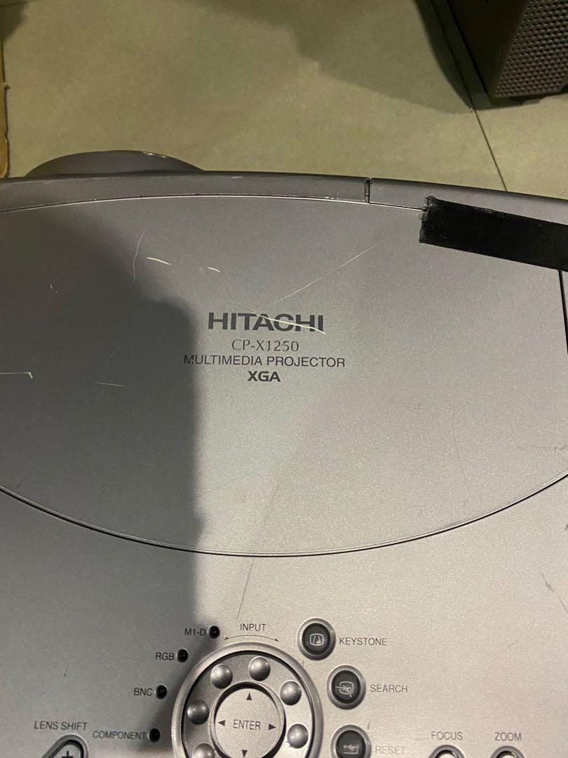 HITACHI CP-X1250 projector, Computers & Tech, Printers, Scanners ...