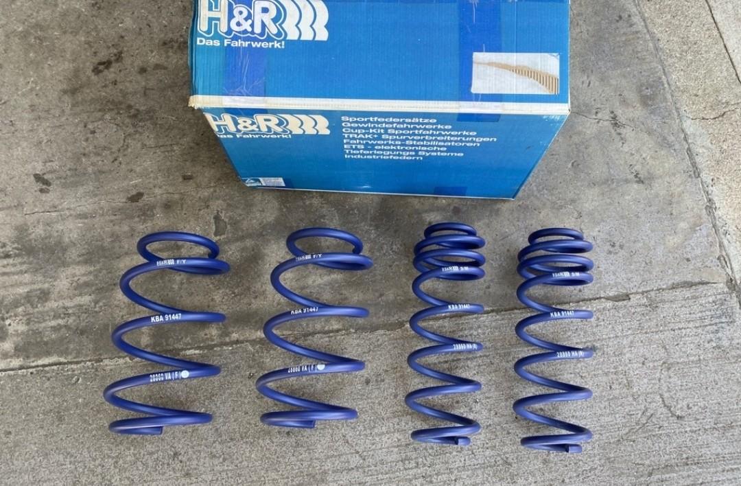 H&R Lowering springs. Vw polo 6R/6N/GTI, Car Accessories, Accessories ...