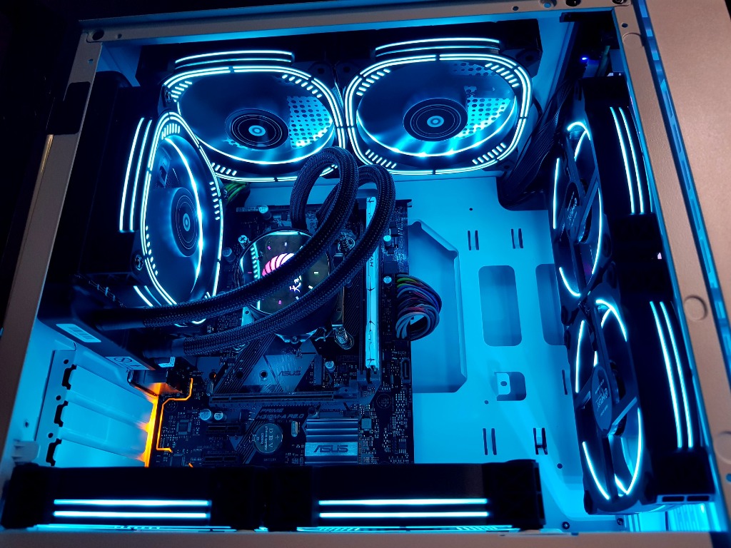 i7 8700 8th Gen Desktop PC System Unit in a Gaming Rig -Like Build Good ...