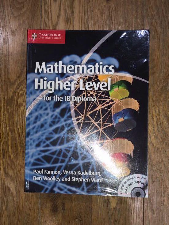 IB Higher Level Math Cambridge Textbook, Hobbies & Toys, Books ...