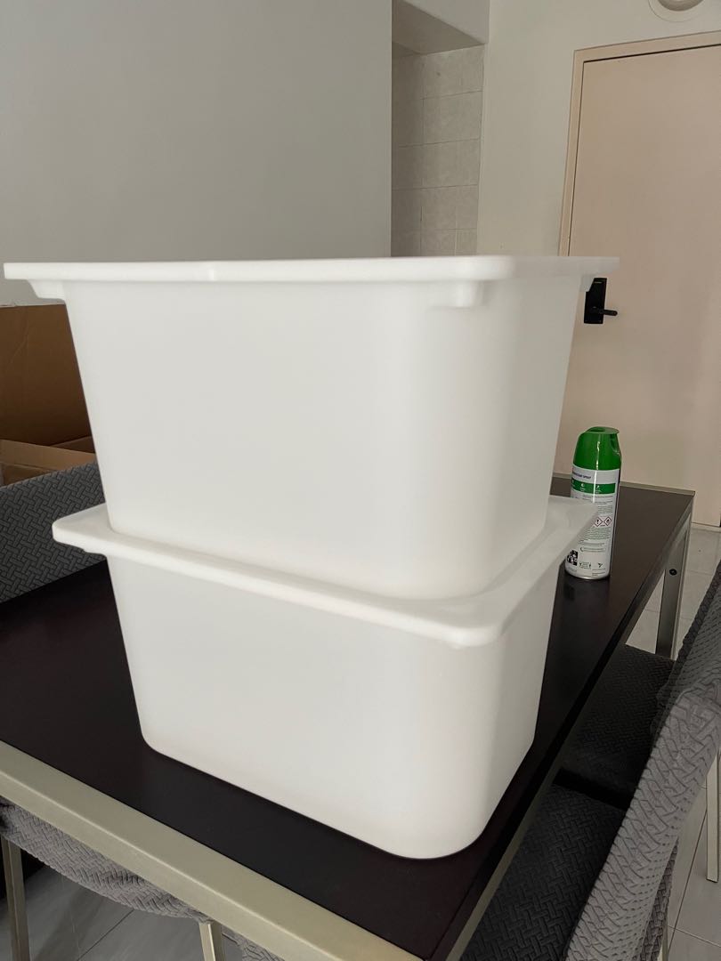 Ikea Hard plastic containers, Furniture & Home Living, Home Improvement ...