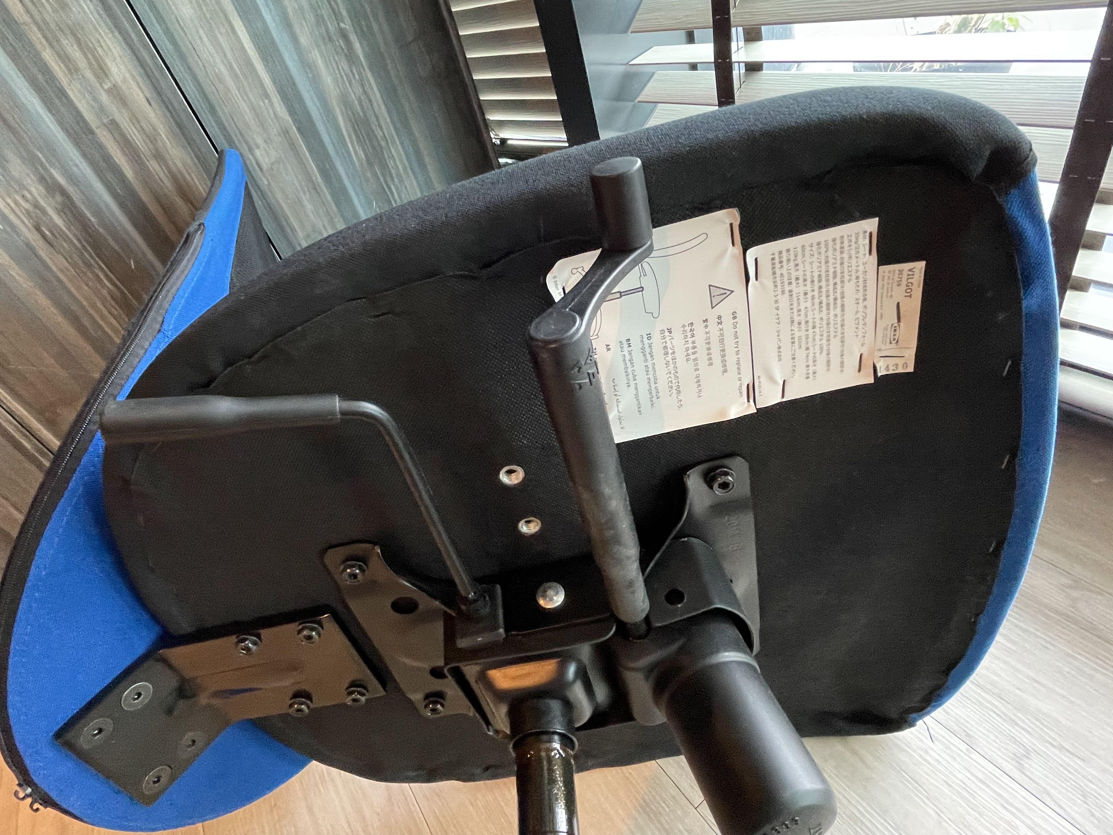 IKEA VILGOT office swivel chair, Furniture & Home Living, Furniture ...