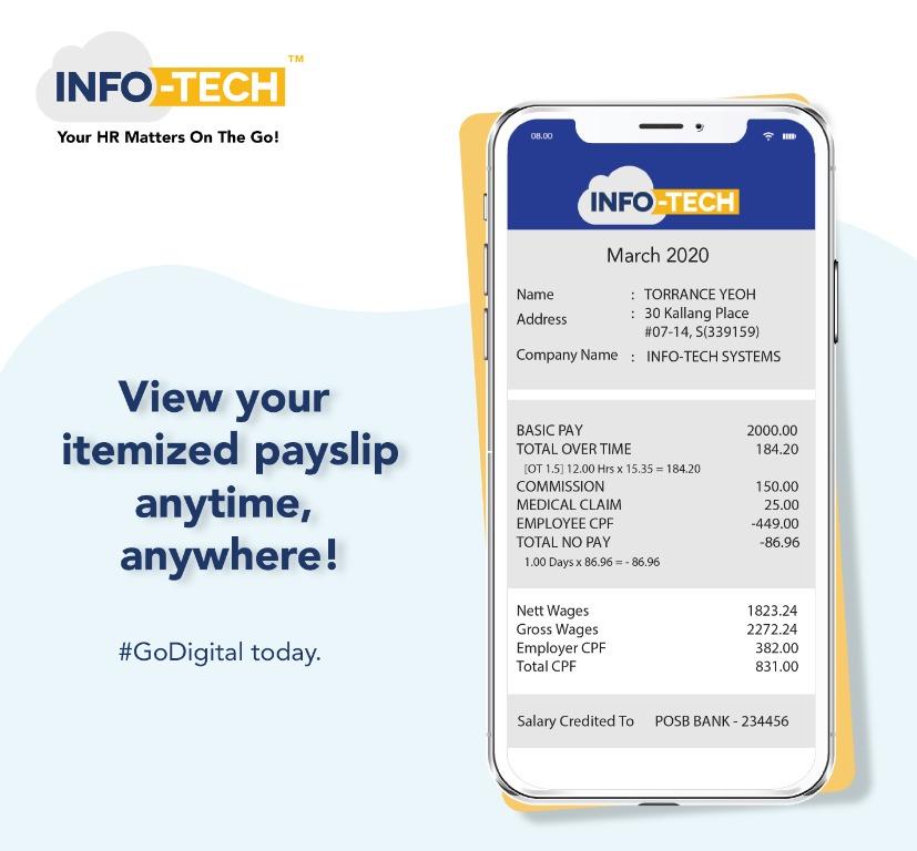 INFO-TECH HRMS & Payroll Software: A Further Step to Digitalize Your HR ...