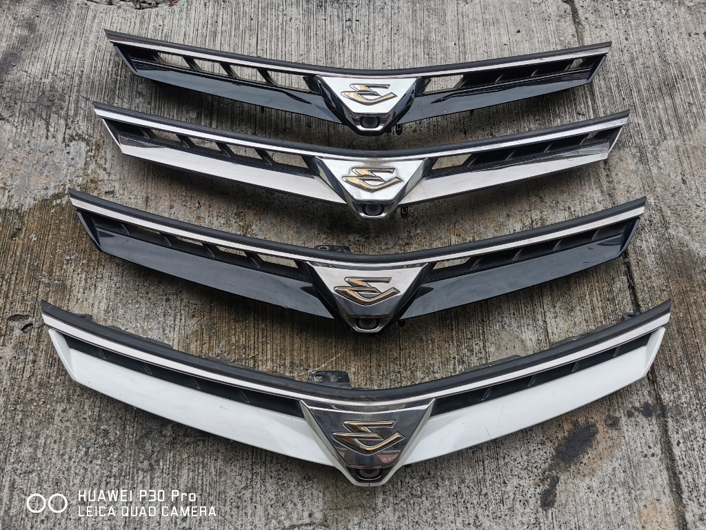 JDM Toyota Estima ACR50 Front Grill Grille White Colour AERAS with ...