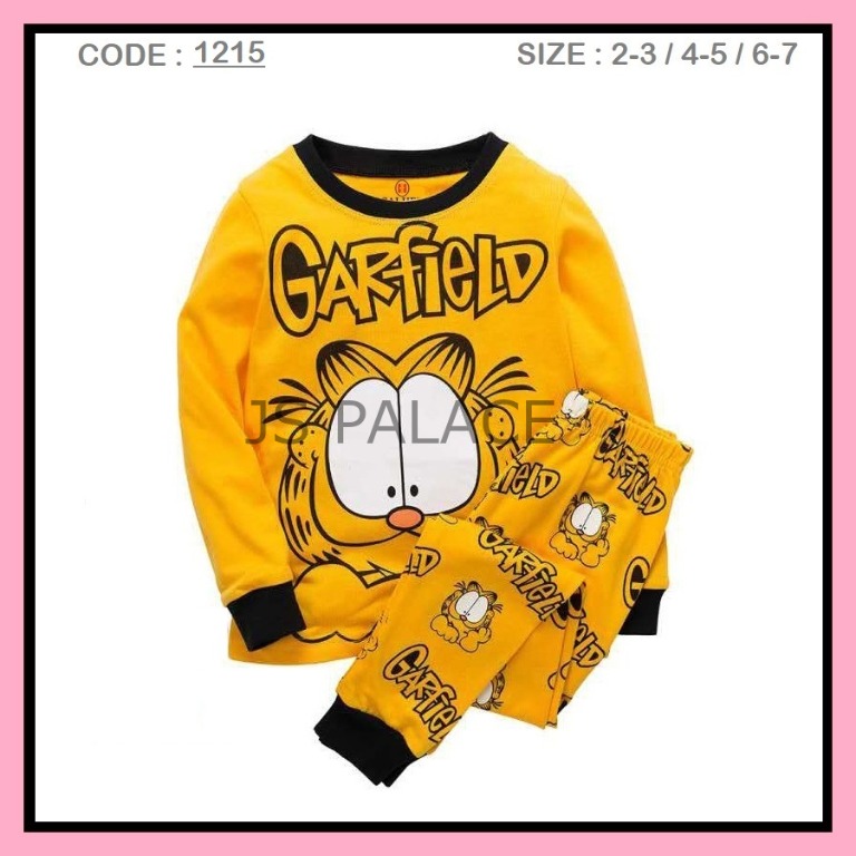 KIDS / CHILDREN PIKACHU GARFIELD PYJAMAS / BOY / GIRL [READY STOCK ...