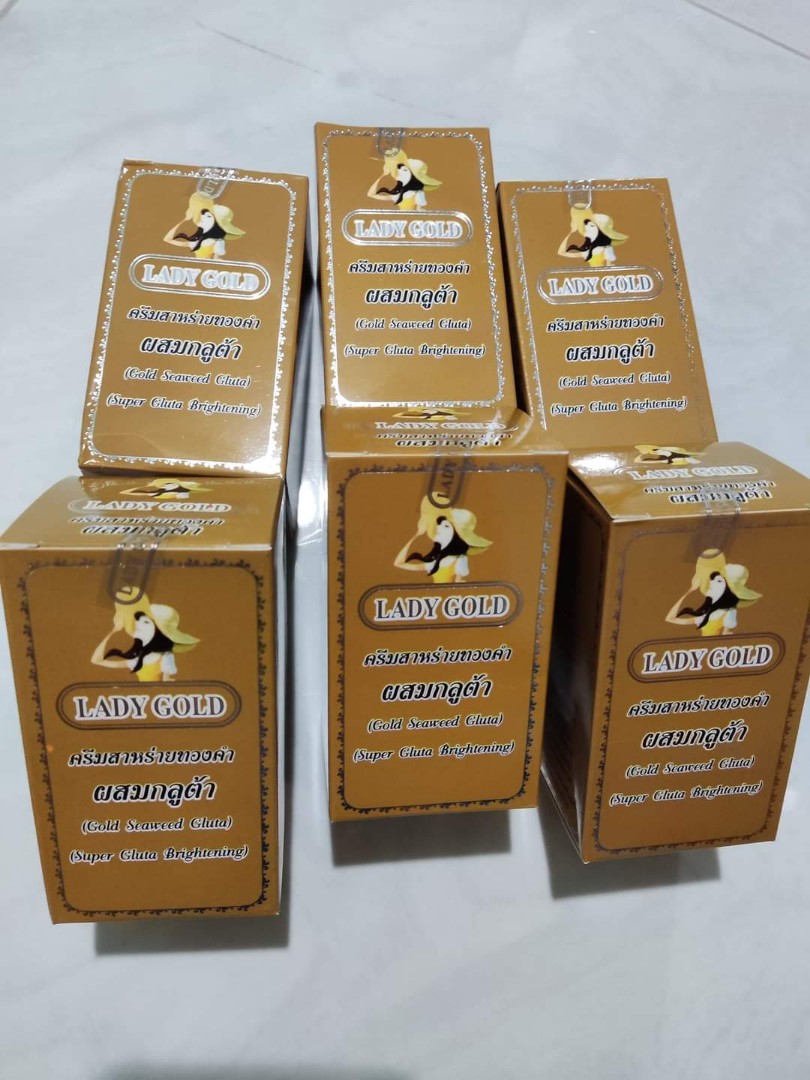 Lady gold cream set, Beauty & Personal Care, Face, Face Care on Carousell