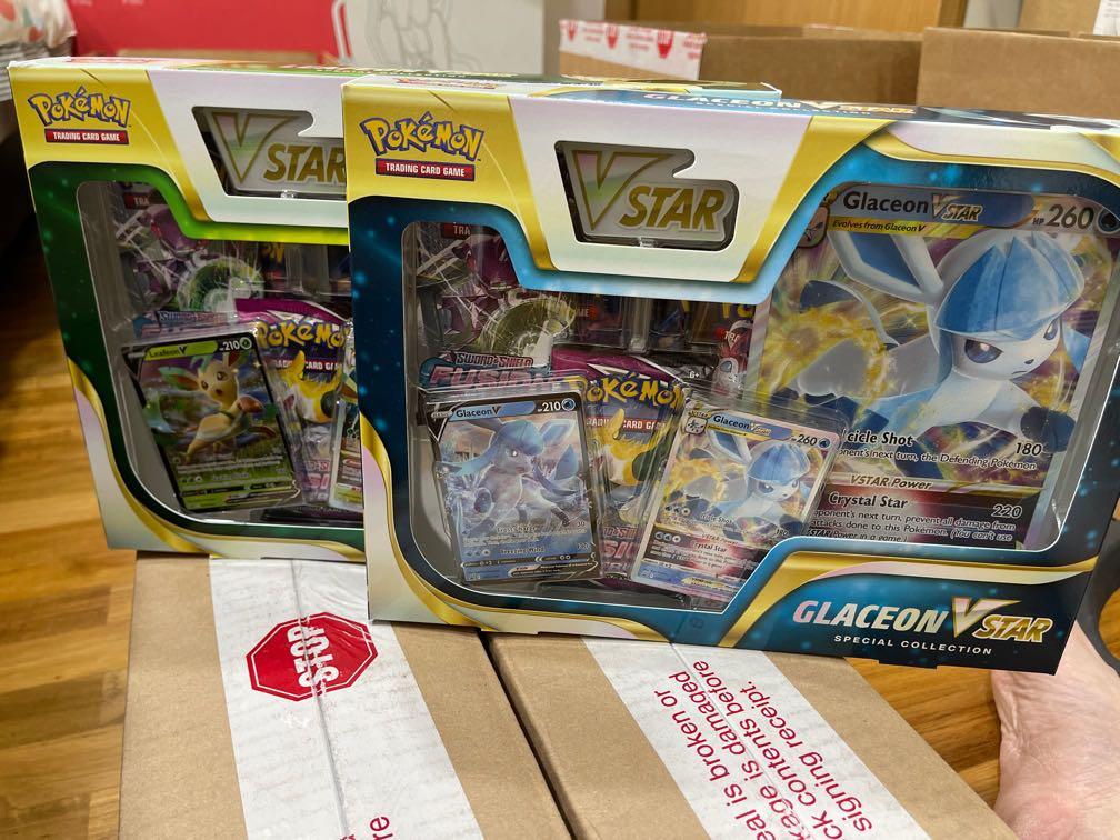 Leafeon and glaceon v star special collection box, Hobbies & Toys, Toys ...