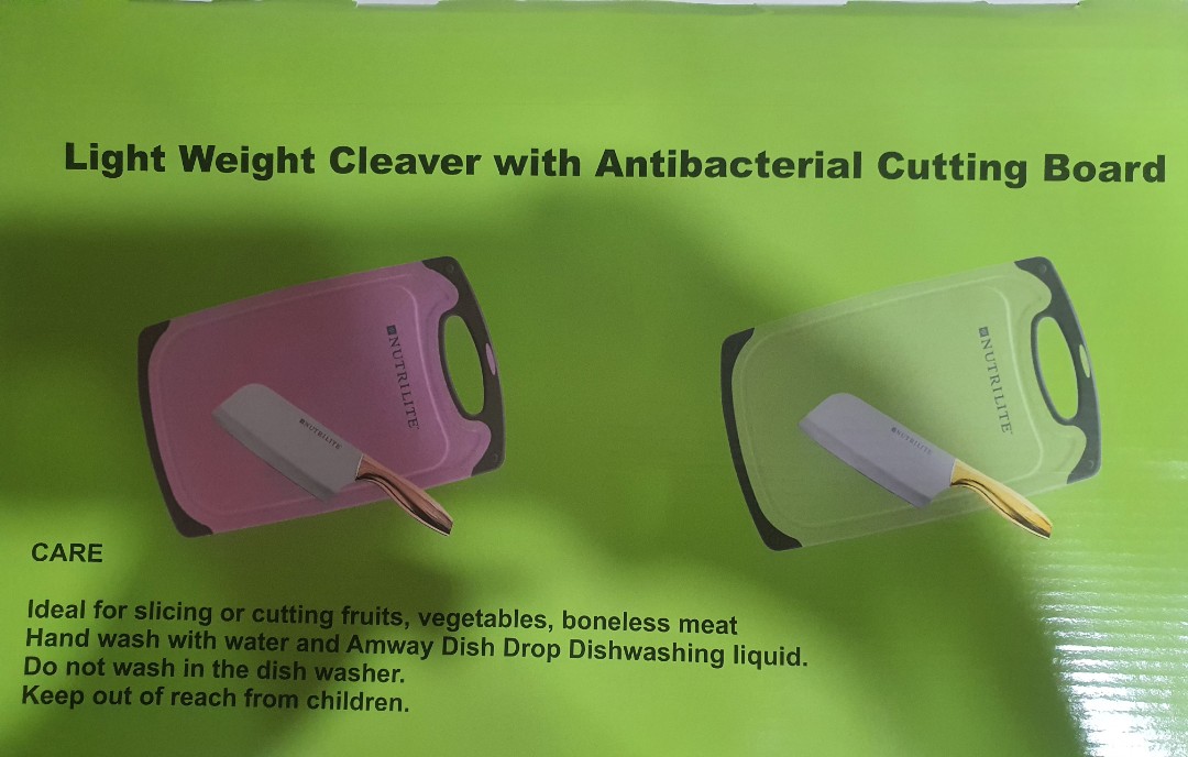 Light weight cleaver with anti bacterial cutting board, Furniture ...