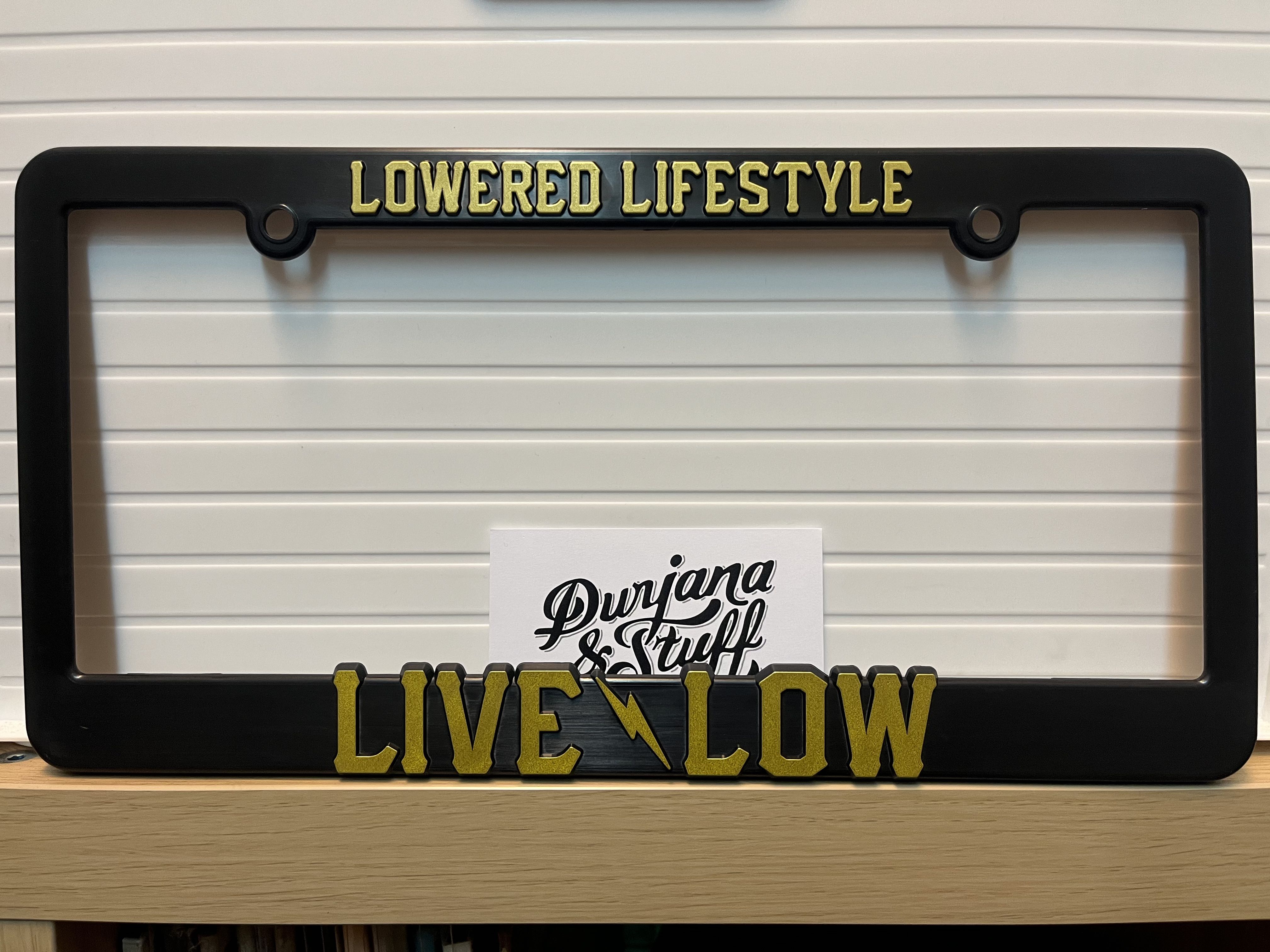 Lowered Lifestyle License Plate Frame, Auto Accessories on Carousell
