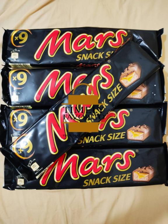 Mars Snack Size Chocolate 9 x 35g, Food & Drinks, Packaged & Instant ...