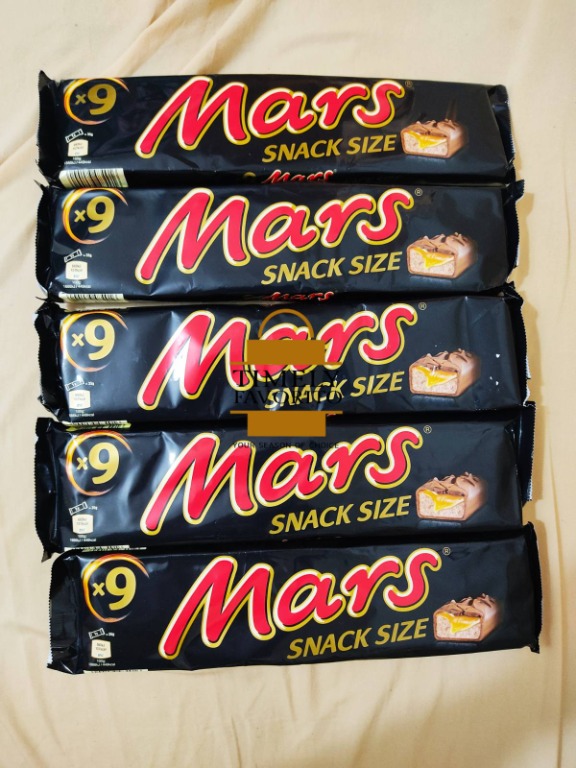 Mars Snack Size Chocolate 9 x 35g, Food & Drinks, Packaged & Instant ...