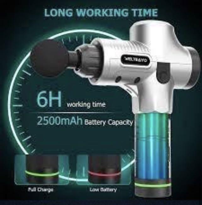 Massage Gun Deep Tissue Welteayo Quiet Professional Handheld Muscle Percussion Massage Gun 20