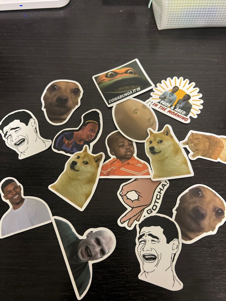 Meme stickers, Hobbies & Toys, Stationery & Craft, Other Stationery ...