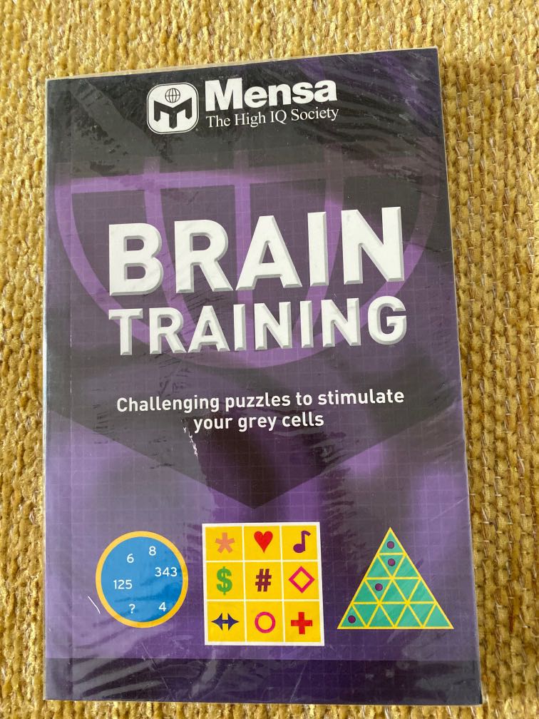 Mensa brain training, Hobbies & Toys, Books & Magazines, Assessment Books on Carousell