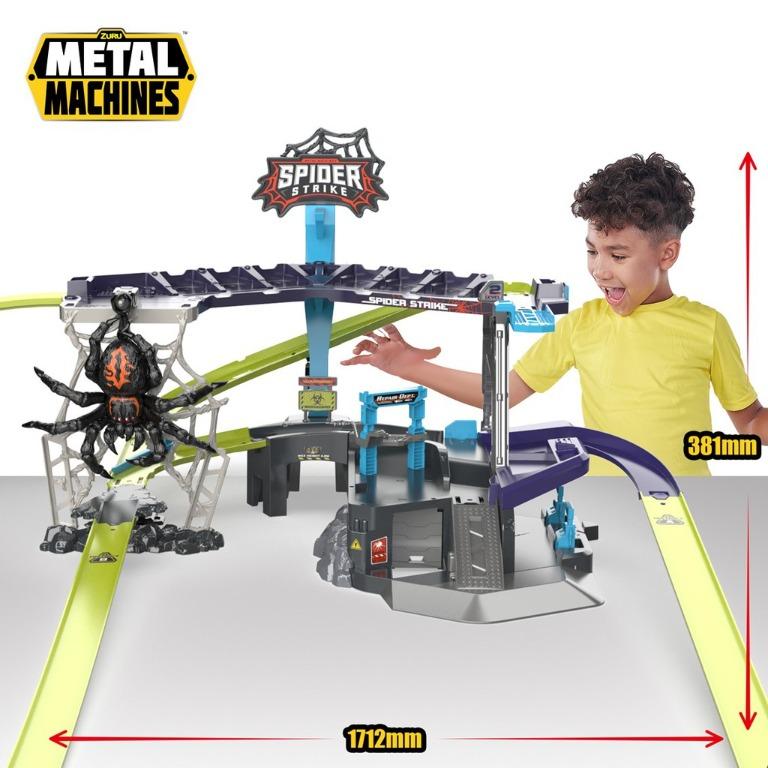 Metal Machines Spider Strike Garage Playset, Hobbies & Toys, Toys ...