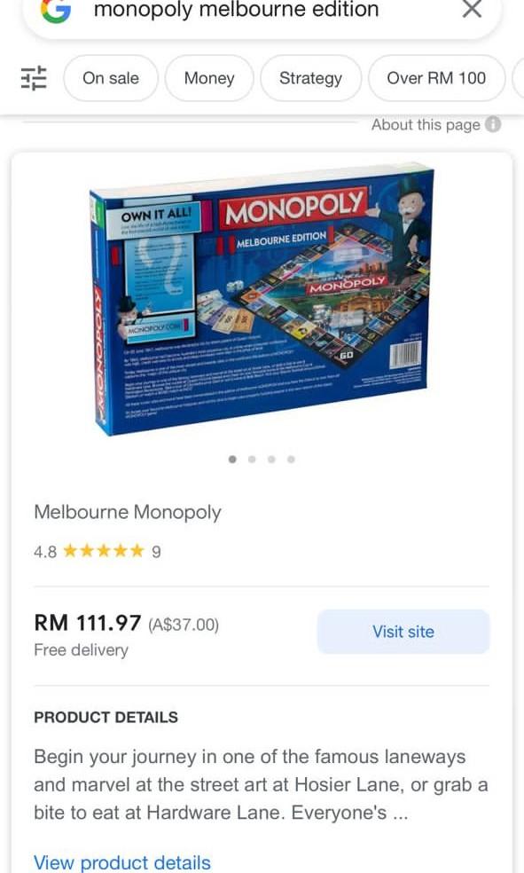Monopoly Melbourne Edition, Hobbies & Toys, Collectibles & Memorabilia, Vintage Collectibles on ...
