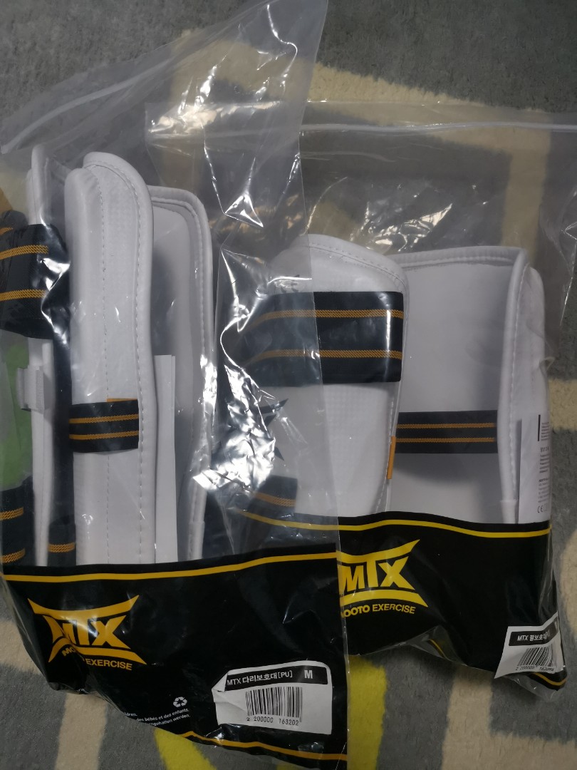 Mooto Taekwondo MTX S2 Shin & Arm guard, Sports Equipment, Other Sports ...