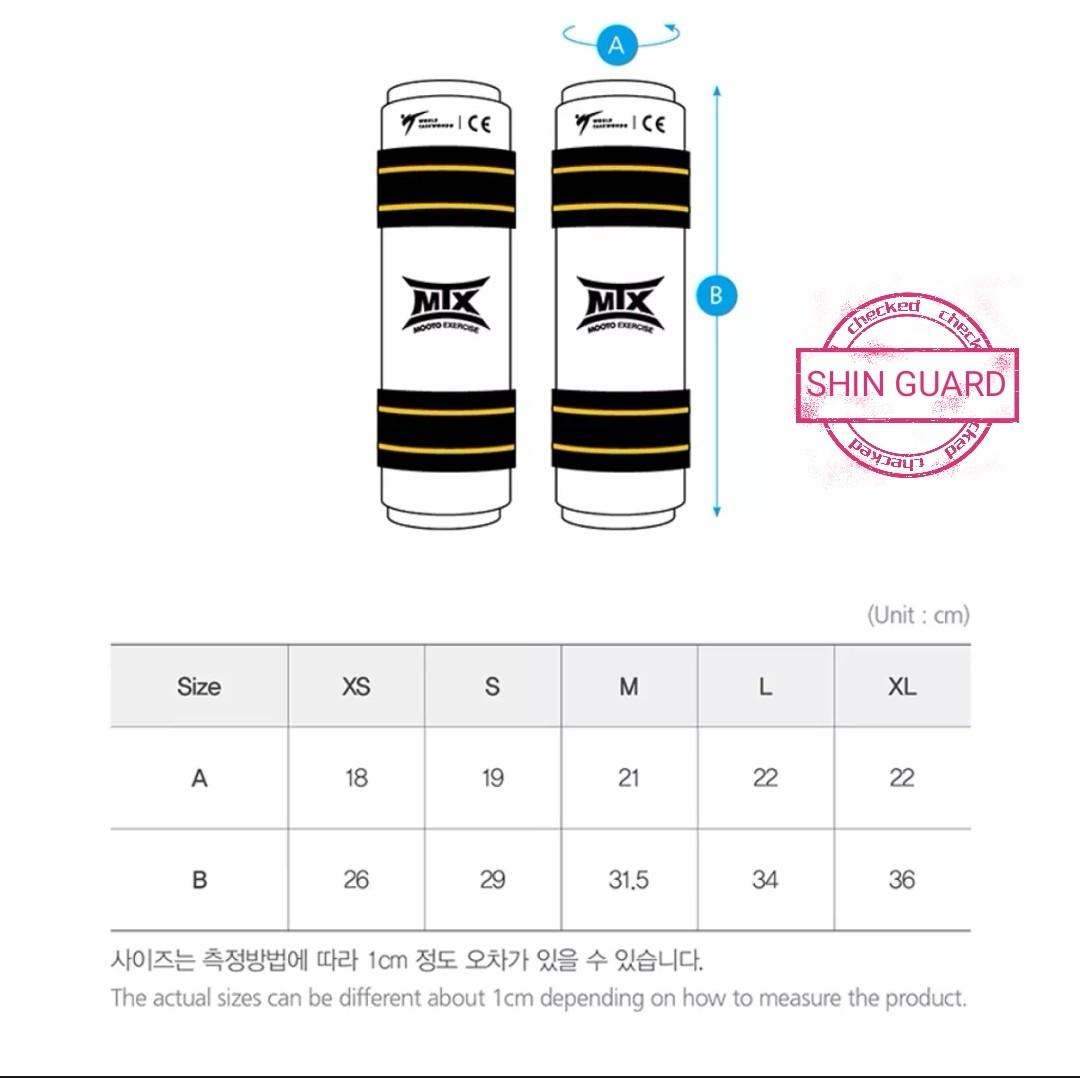 Mooto Taekwondo MTX S2 Shin & Arm guard, Sports Equipment, Other Sports ...