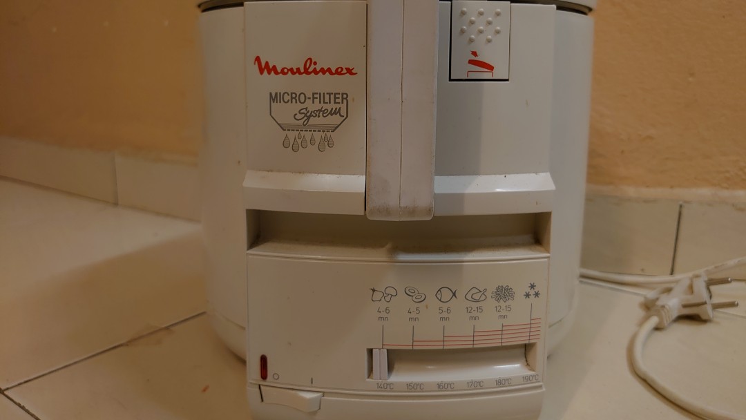 Moulinex Micro-Filter System deep fryer, TV & Home Appliances, Kitchen ...