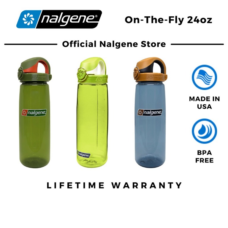 Nalgene 24oz On-The-Fly (OTF) Water Bottle, Furniture & Home Living ...