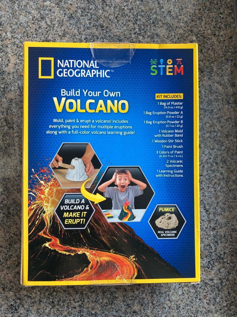 National Geographic Build Your Own Volcano Kit, Hobbies & Toys, Toys ...