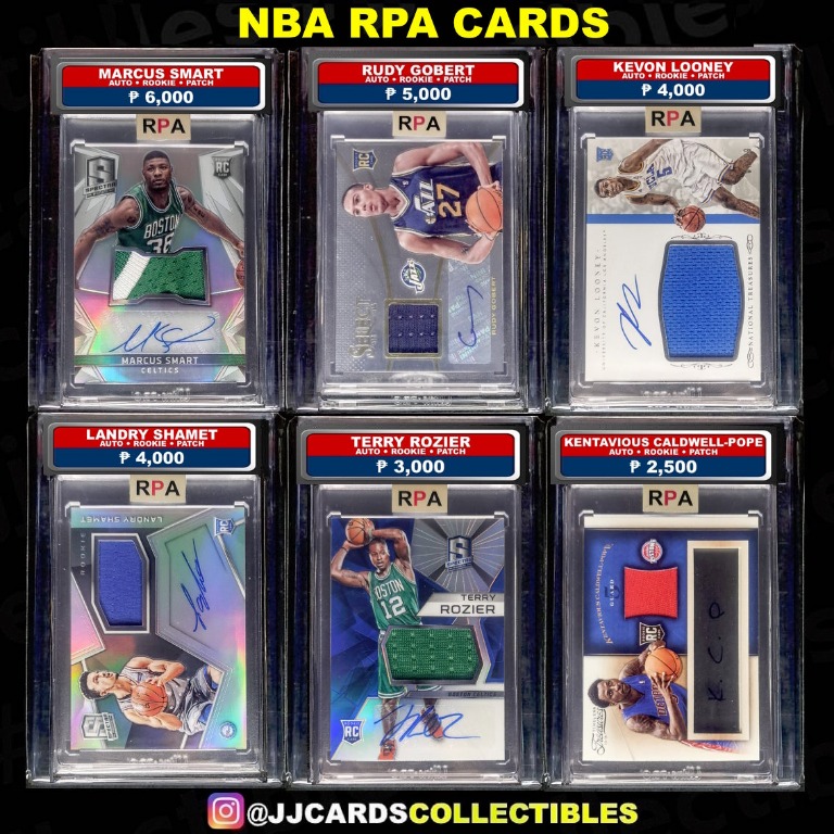 NBA RPA Cards Collection #MarcusSmart #RudyGobert #kevonlooney # ...