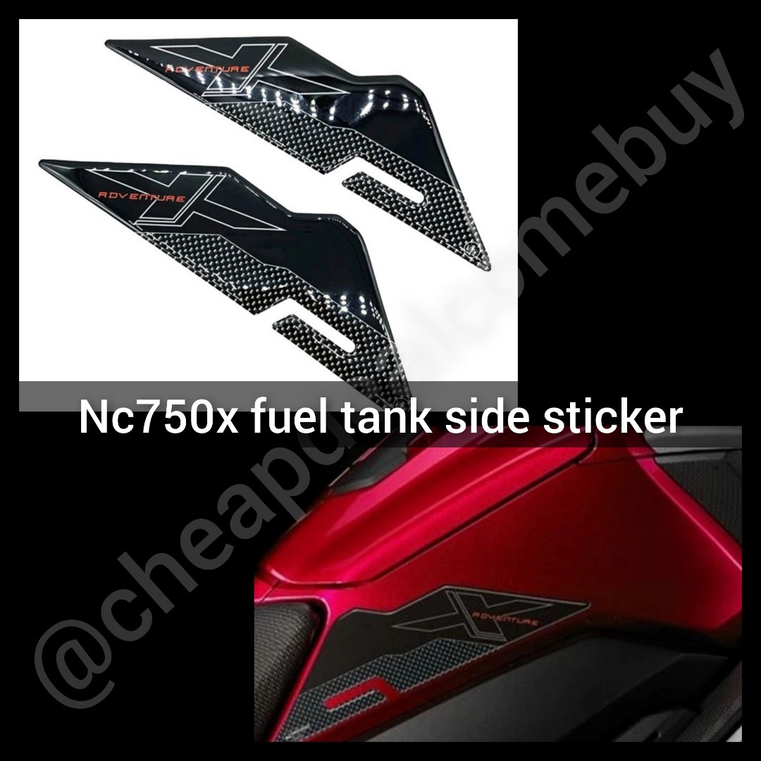 Nc750x fuel tank side sticker (1 pair), Motorcycles, Motorcycle ...