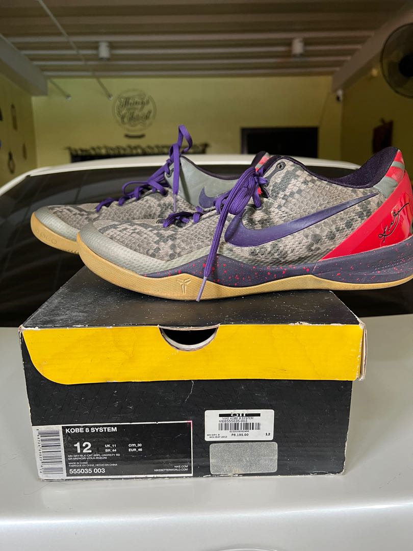 Nike Kobe 8 Python, Men's Fashion, Footwear, Sneakers on Carousell